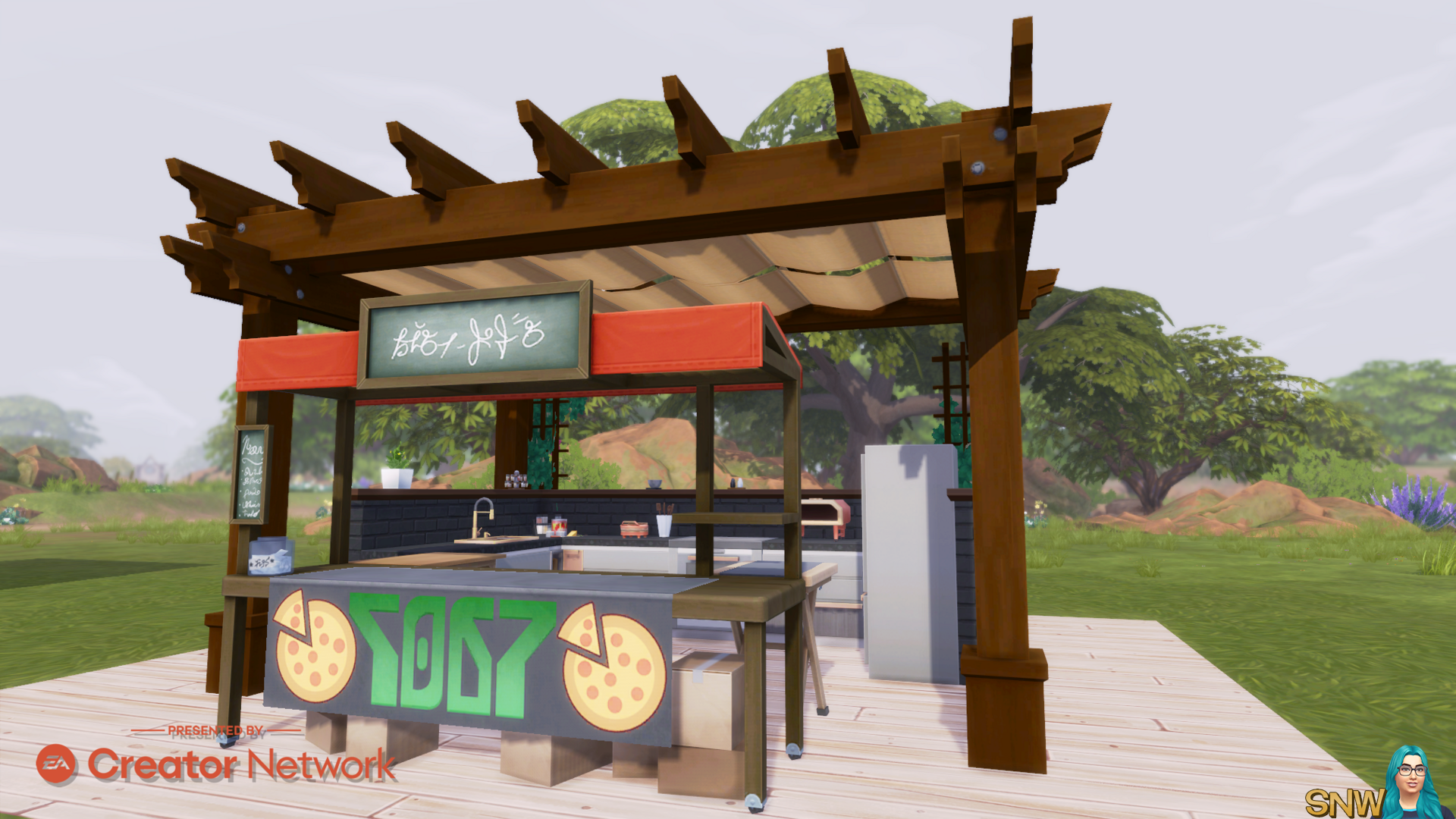 Cosy Food Stand | SNW | SimsNetwork.com