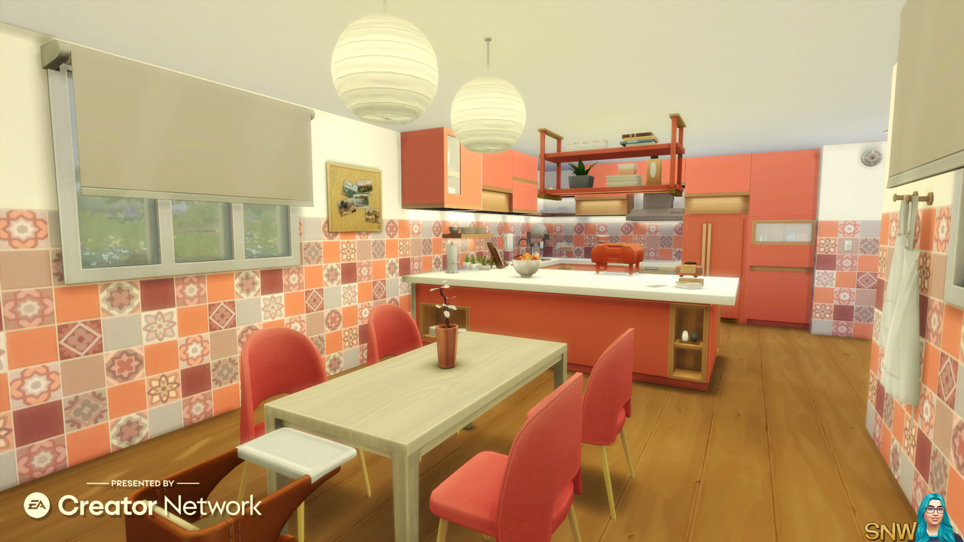 Cosy Red Kitchen | SNW | SimsNetwork.com