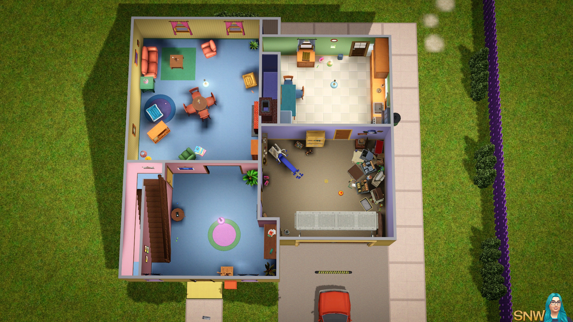 The Arbuckle Residence (Garfield's House) | SNW | SimsNetwork.com