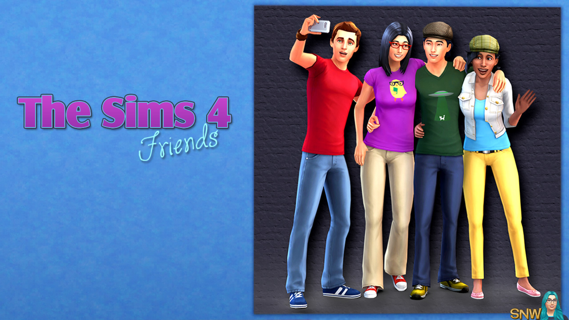 The Sims 4 Friends Poster | SNW | SimsNetwork.com