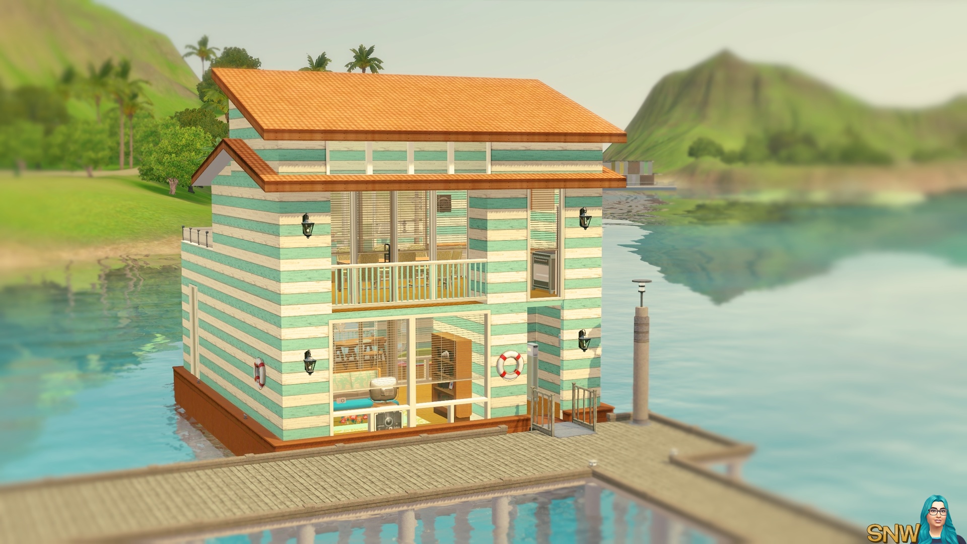 Beachy Boat | SNW | SimsNetwork.com