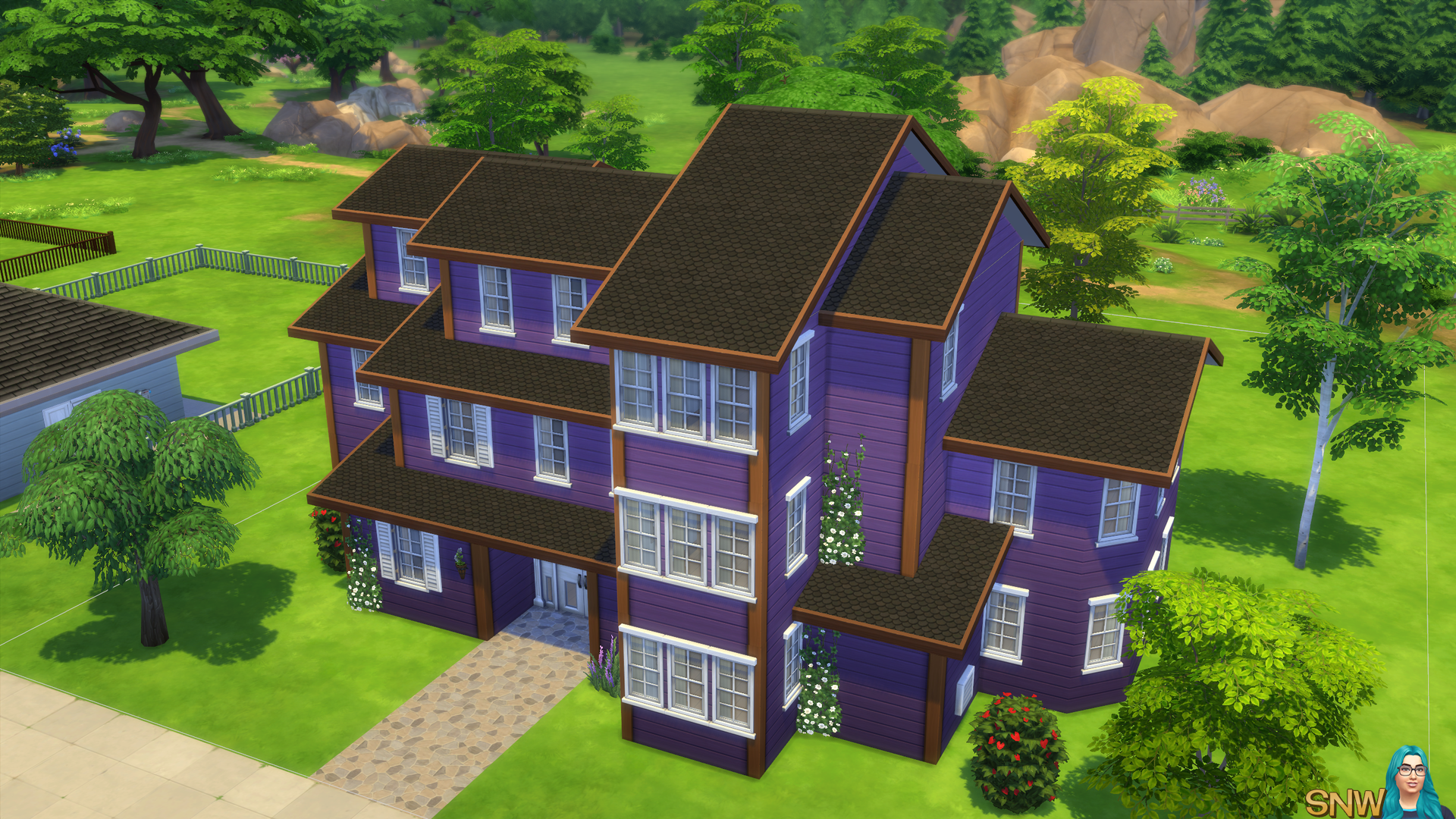 Clapboard Crush Siding Walls Set #3 (with Wooden Corner Trim) | SNW ...