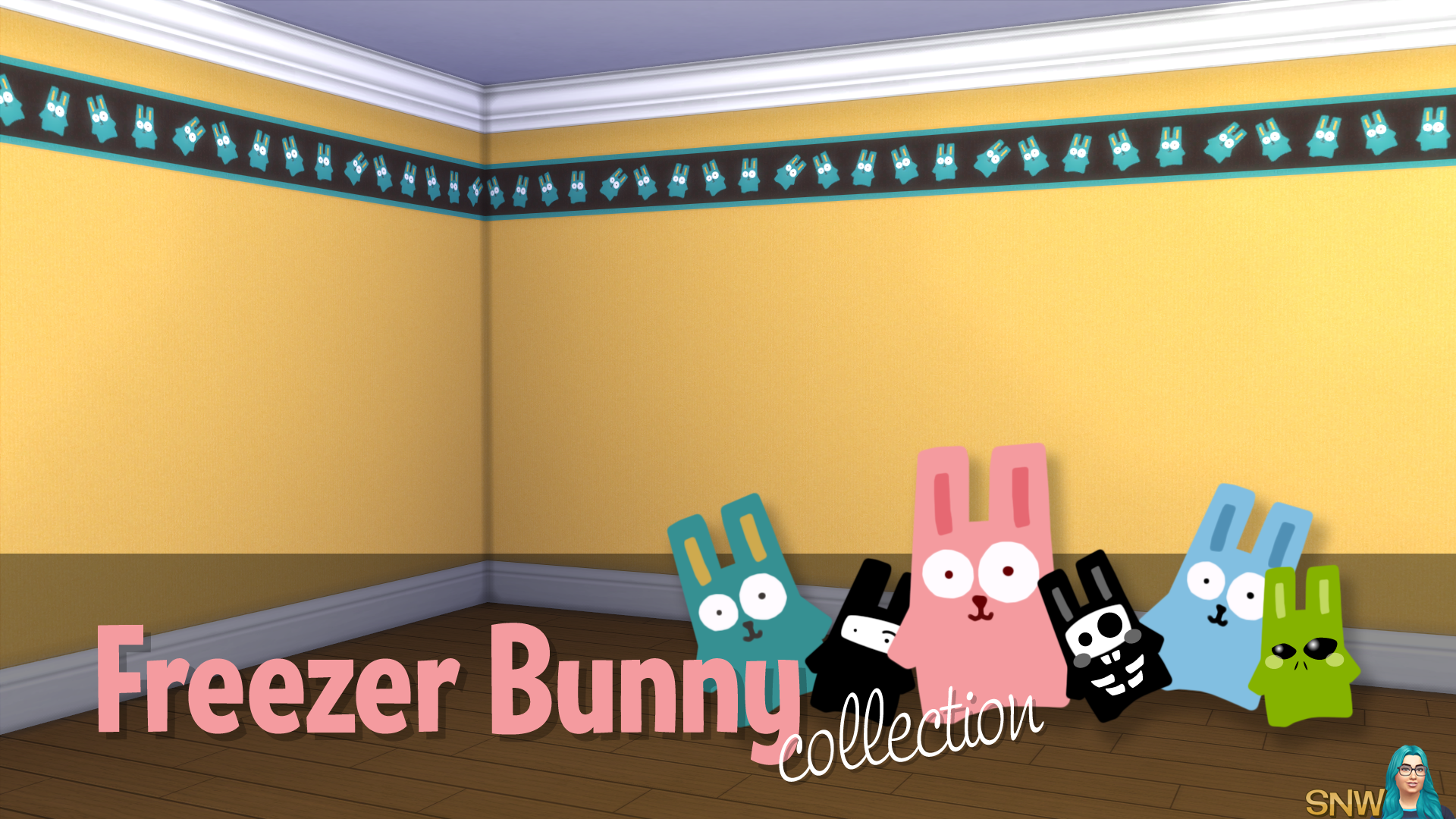 Freezer Bunny Collection: Top Border Wallpapers | SNW | SimsNetwork.com