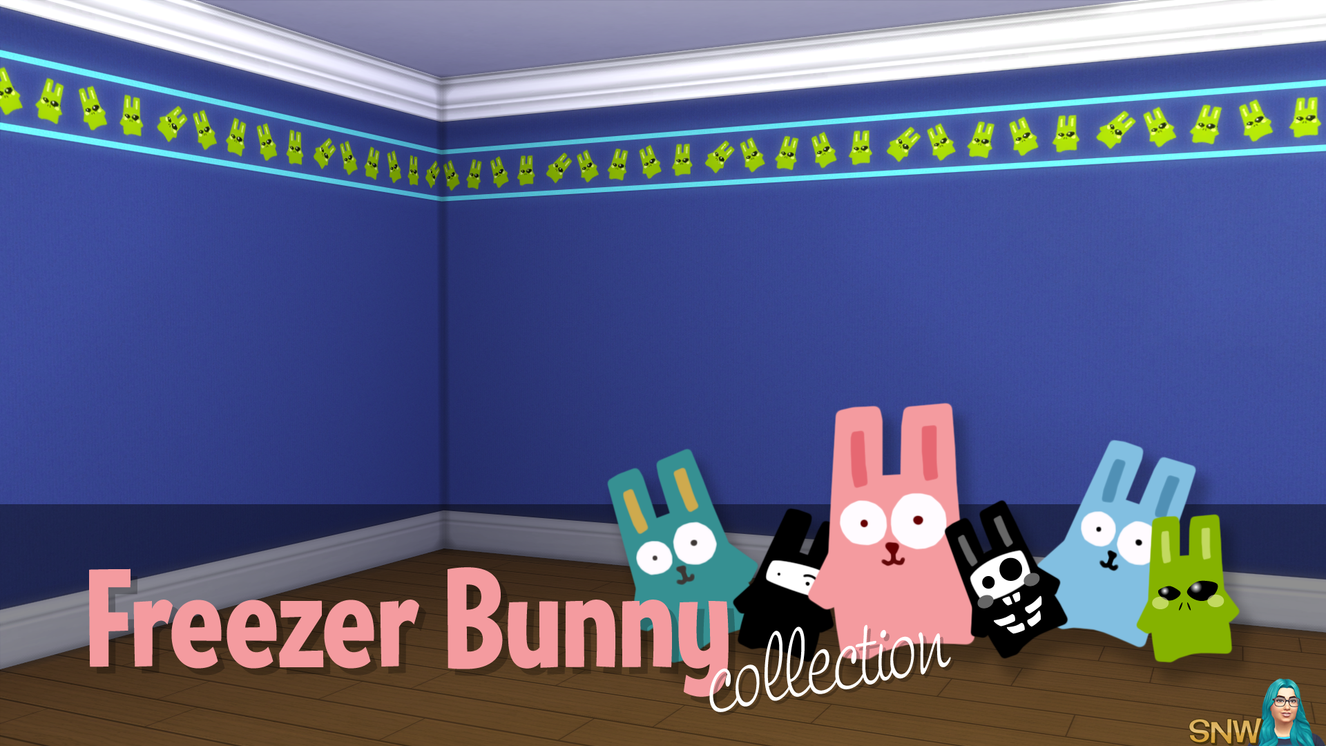 Freezer Bunny Collection: Top Border Wallpapers | SNW | SimsNetwork.com