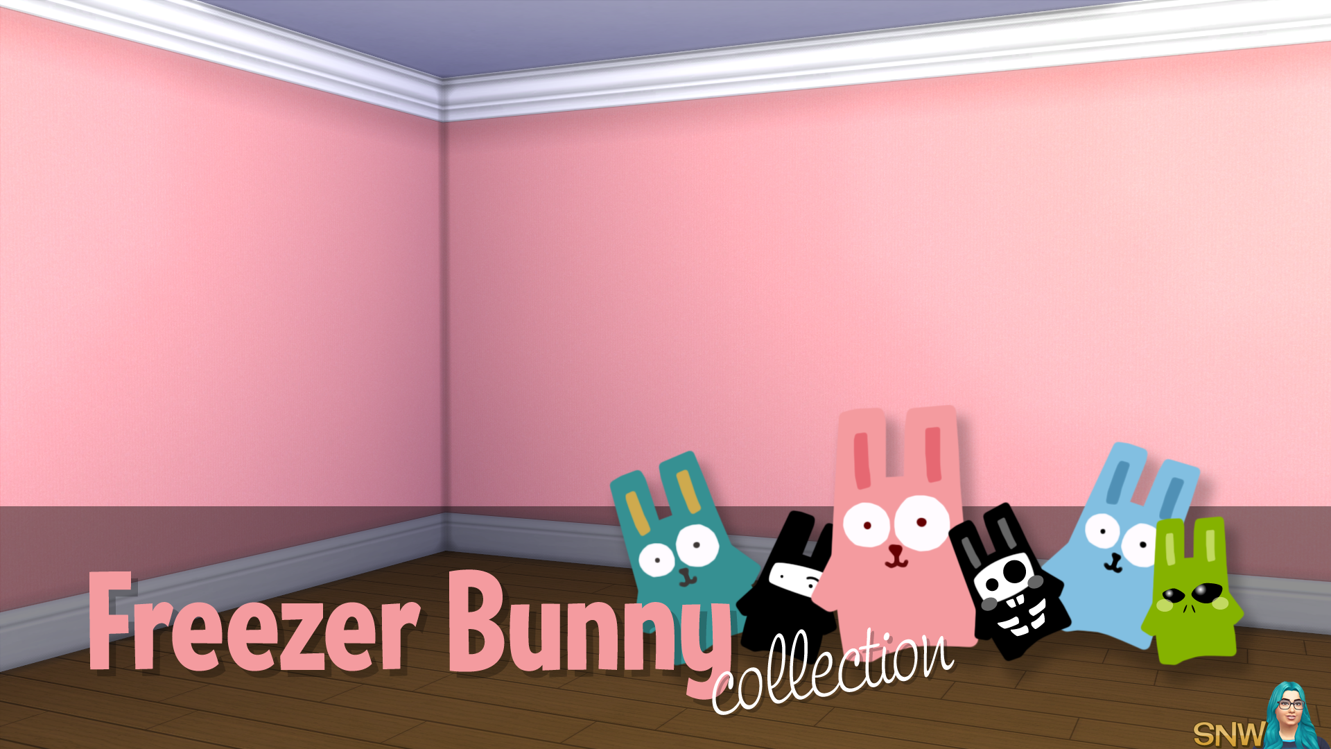 Freezer Bunny Collection: Plain Wallpapers | SNW | SimsNetwork.com