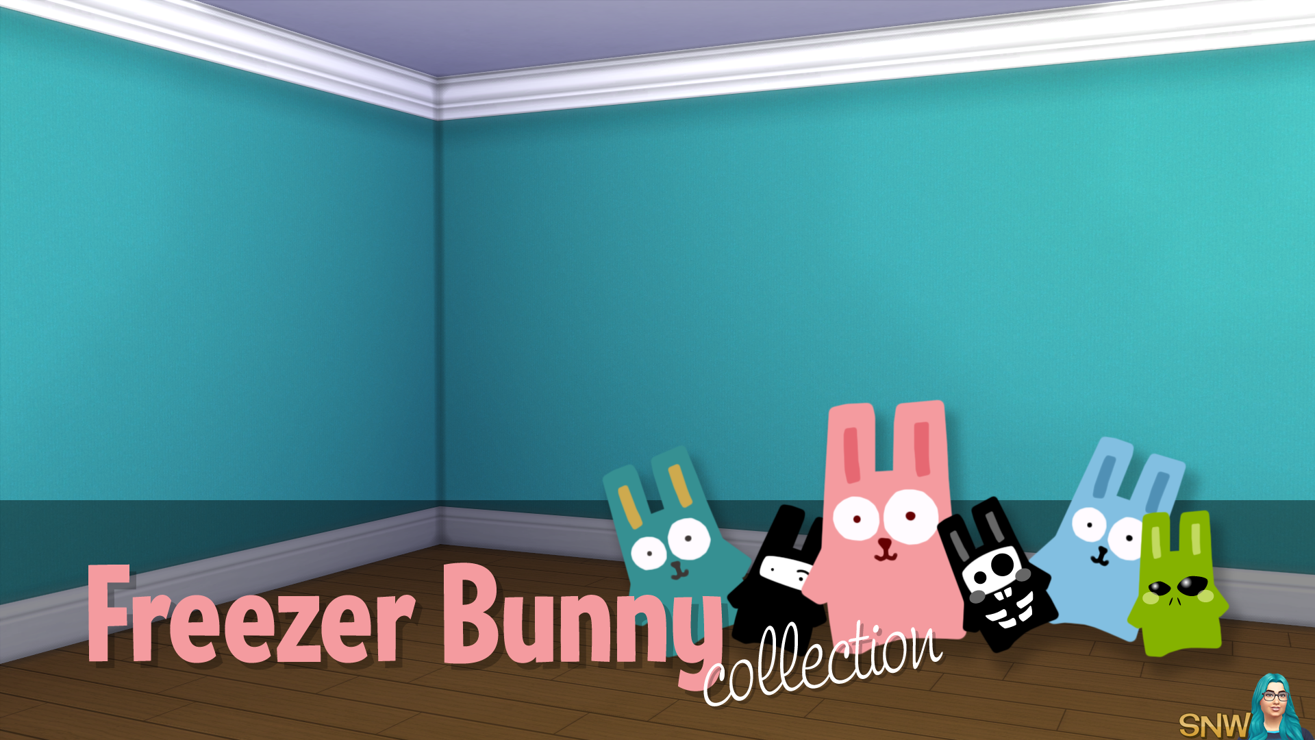 Freezer Bunny Collection: Plain Wallpapers | SNW | SimsNetwork.com