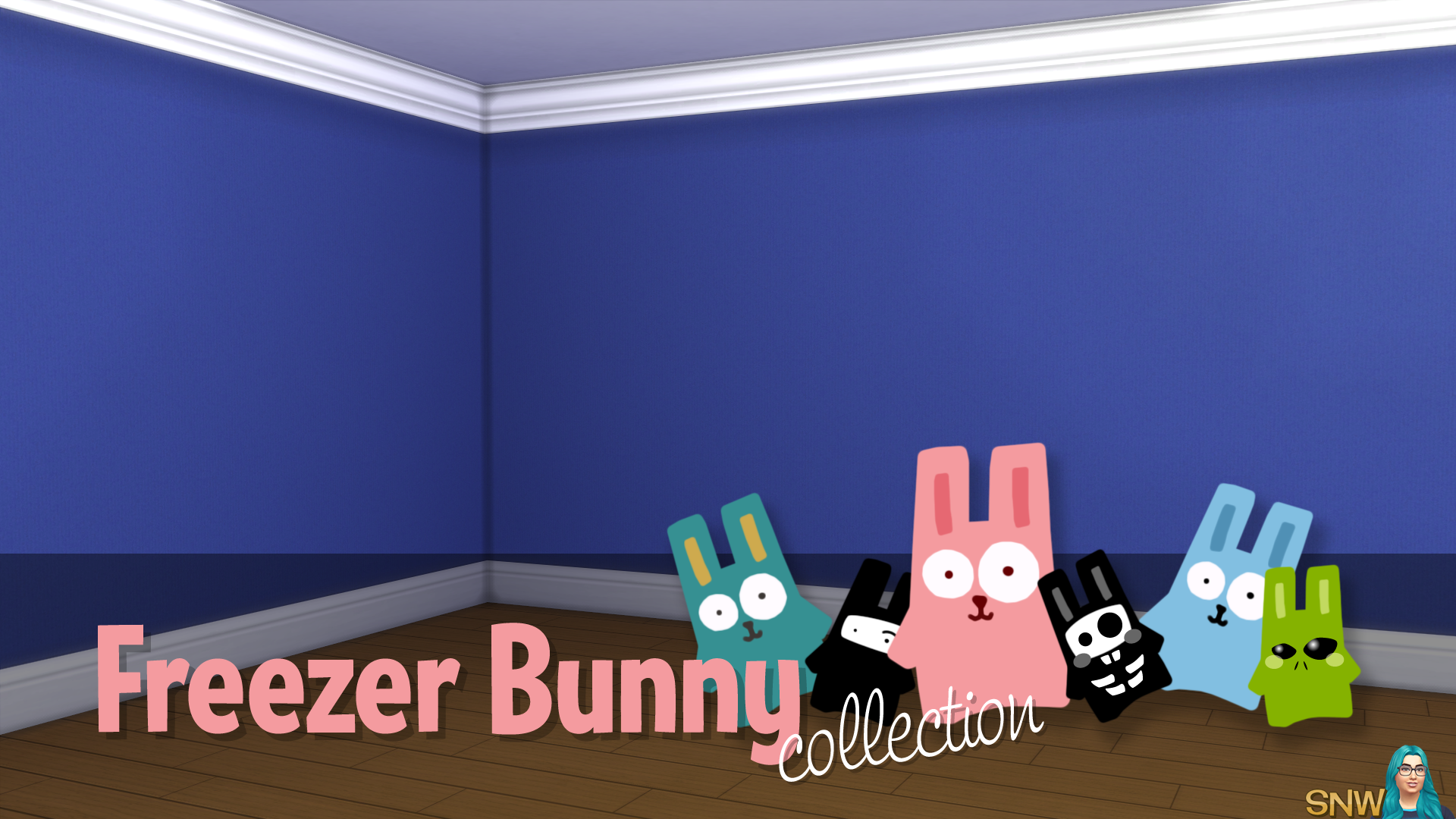 Freezer Bunny Collection: Plain Wallpapers | SNW | SimsNetwork.com
