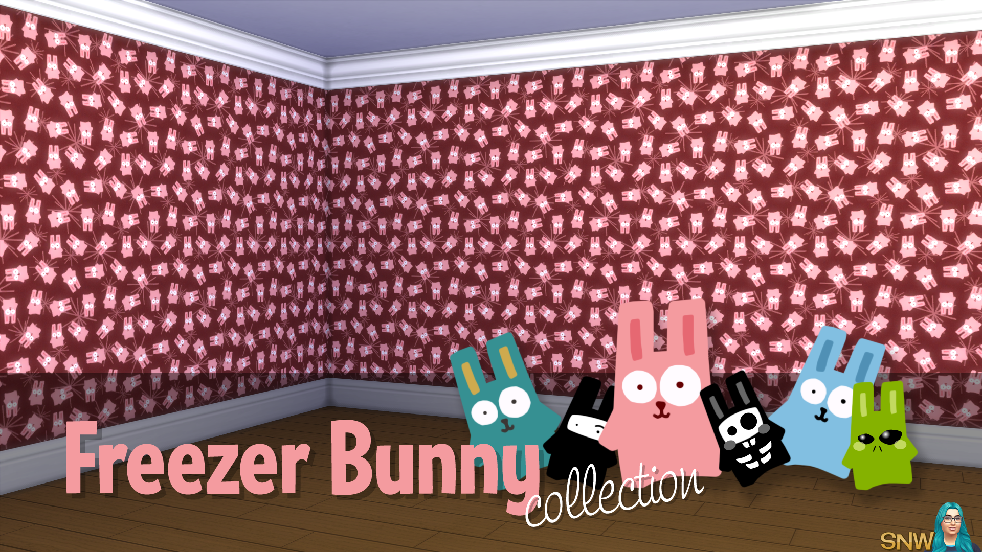 Freezer Bunny Collection: Small Bunnies/Starburst Wallpapers | SNW ...