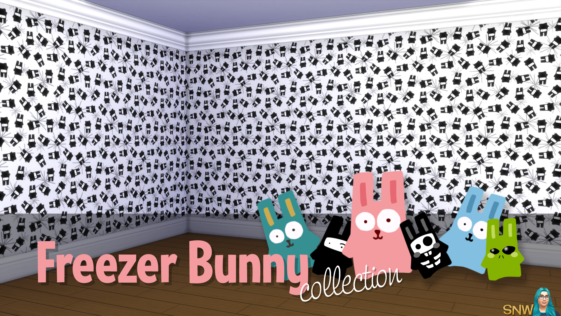 Freezer Bunny Collection: Small Bunnies/Starburst Wallpapers | SNW ...