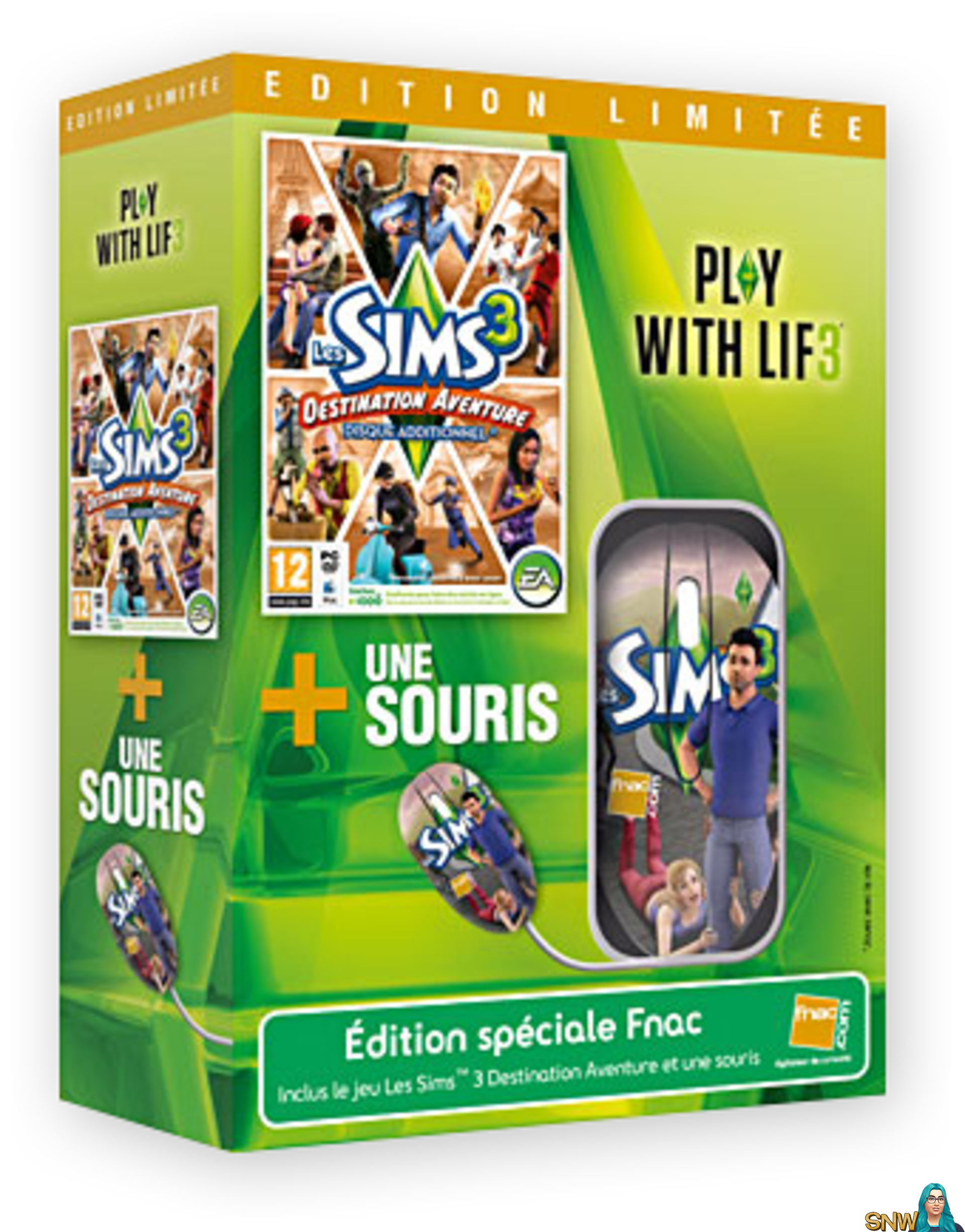 Les Sims 3: Destination Aventure + Souris (Edition Limitée) | SNW ... Les Sims 3: Destination Aventure + Souris (Edition Limitée) | SNW ...